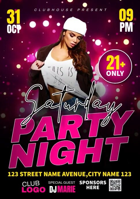 Party Night Template | PosterMyWall