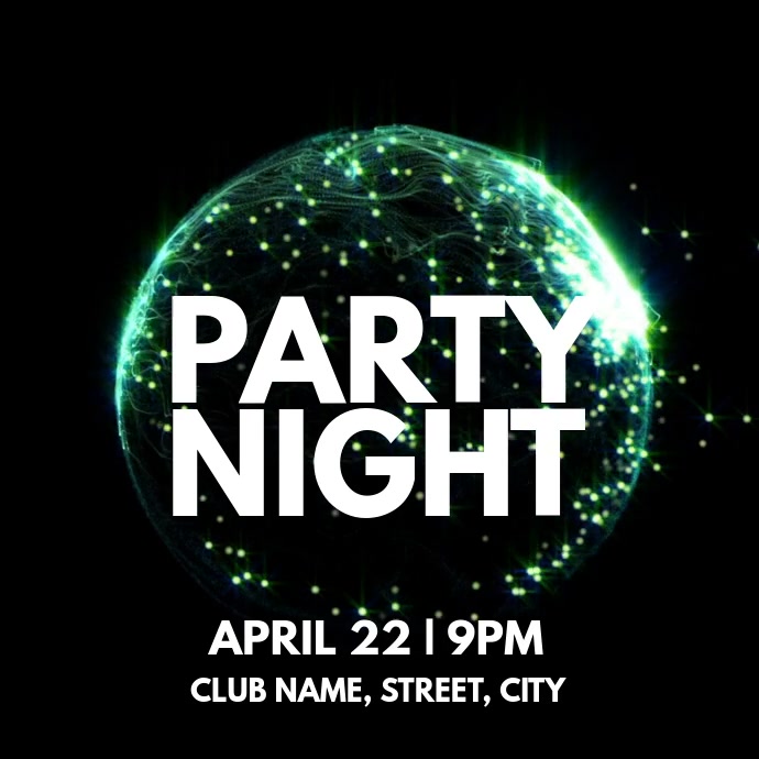 Copy of Party night | PosterMyWall