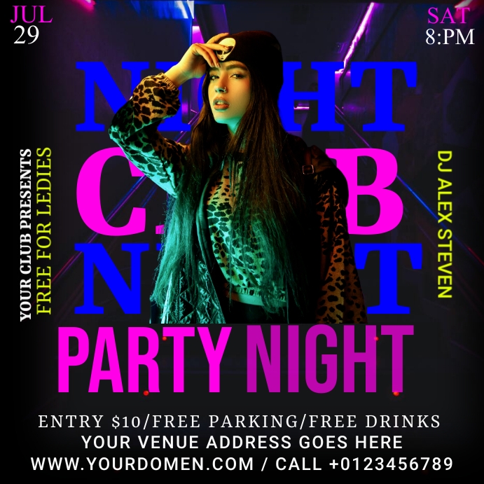 Party night Template | PosterMyWall