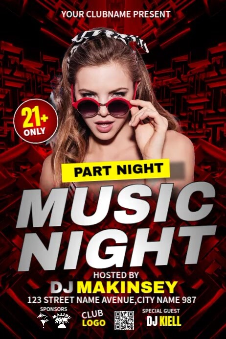 Party Night Template | PosterMyWall