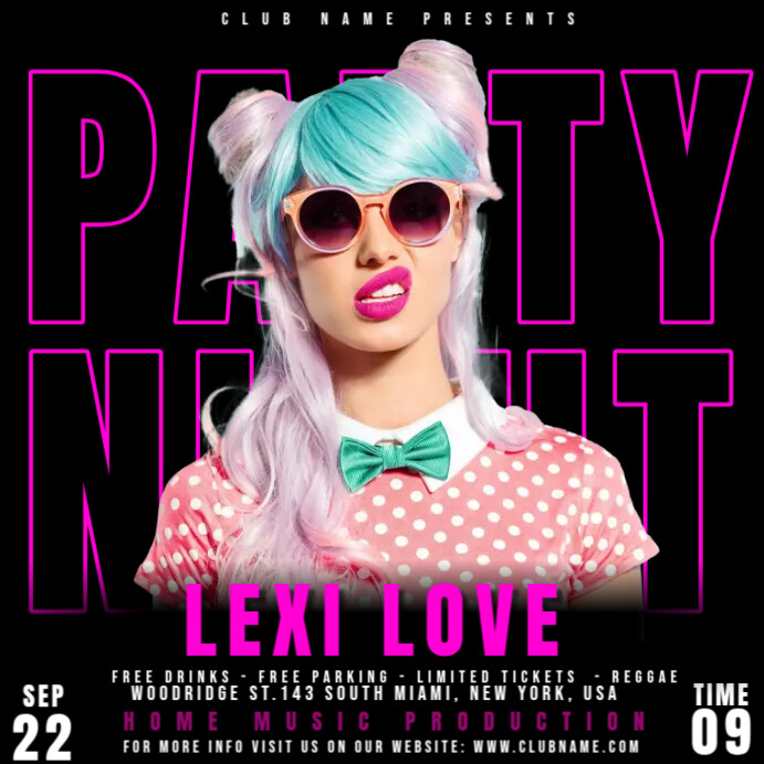 Party Night Template | PosterMyWall