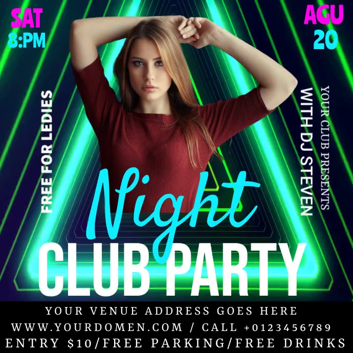 Party night Template | PosterMyWall
