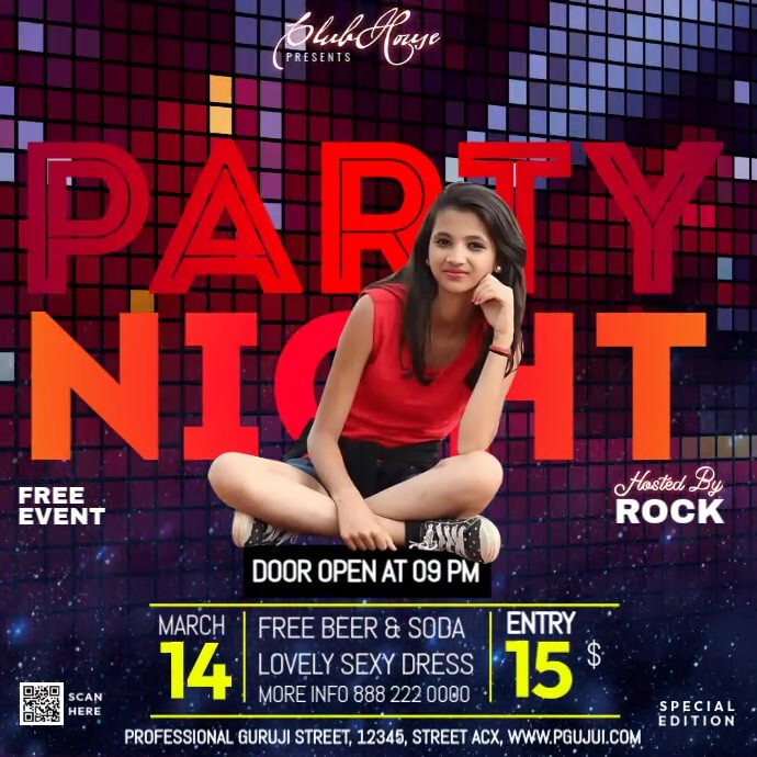party night Template | PosterMyWall