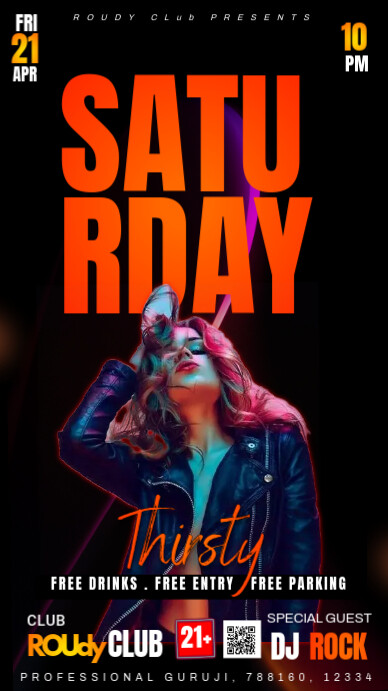 Copy of party night | PosterMyWall