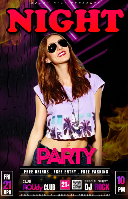party night Template | PosterMyWall