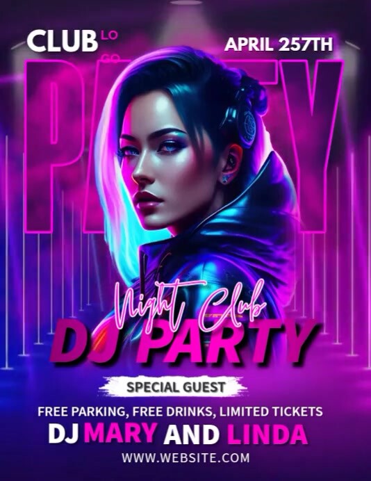 Club Party Flyer Templates Free