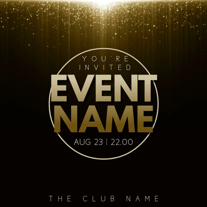 Party Night Event Video Template | PosterMyWall