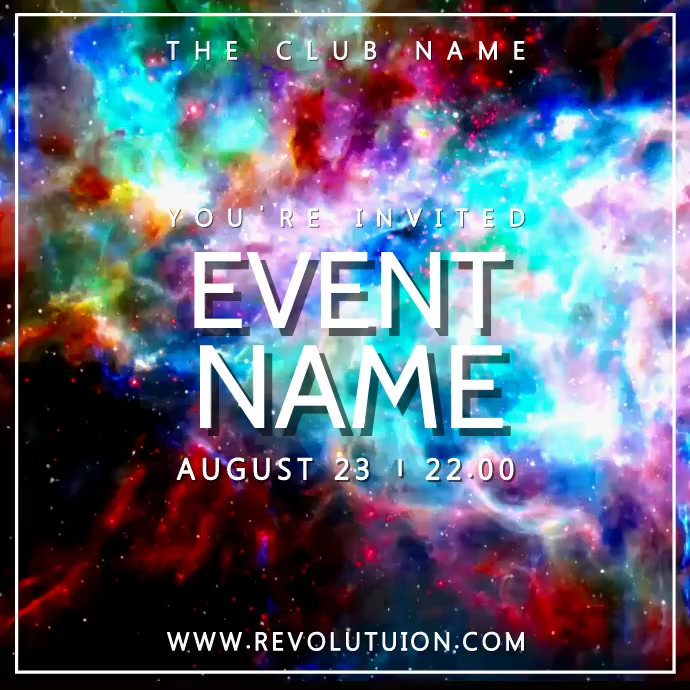 Copy of Party Night Event Video Template | PosterMyWall