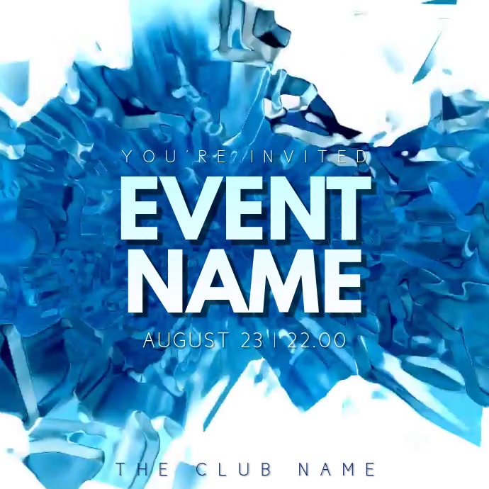 Party Night Event Video Template | PosterMyWall