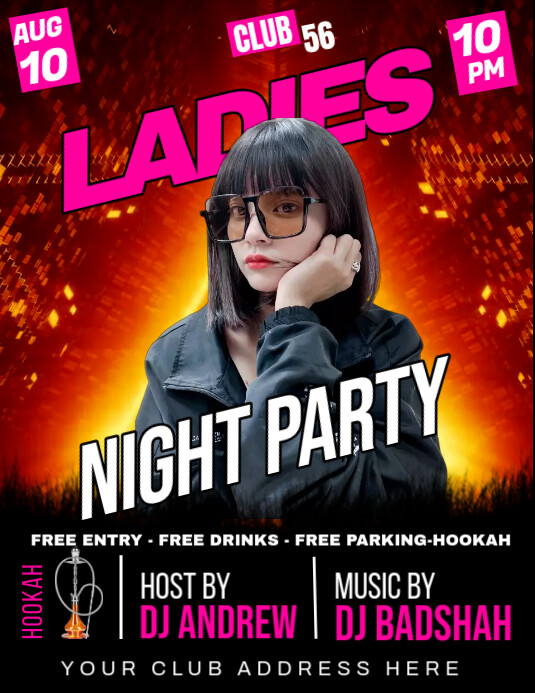 party night flyer Template | PosterMyWall