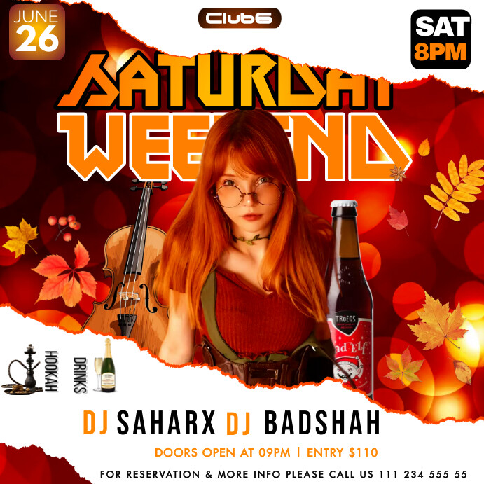 party night flyer Template | PosterMyWall