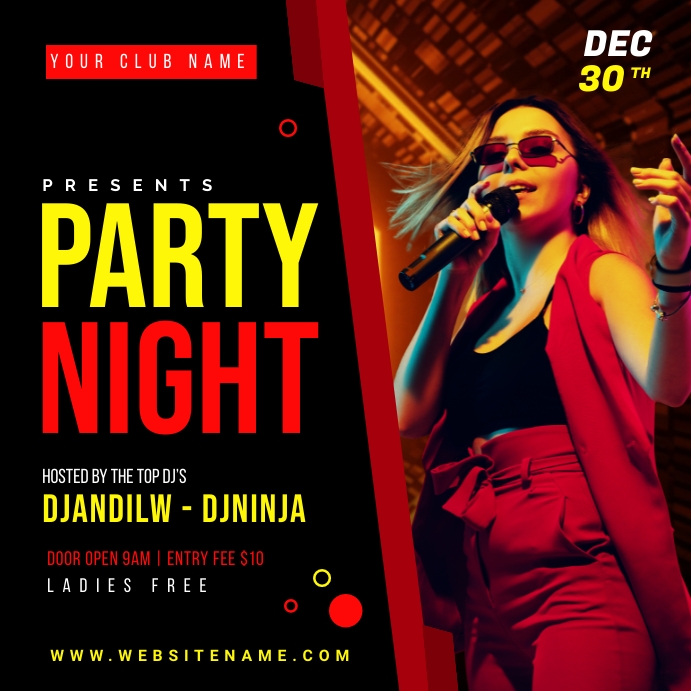 Party Night Flyer Template | PosterMyWall