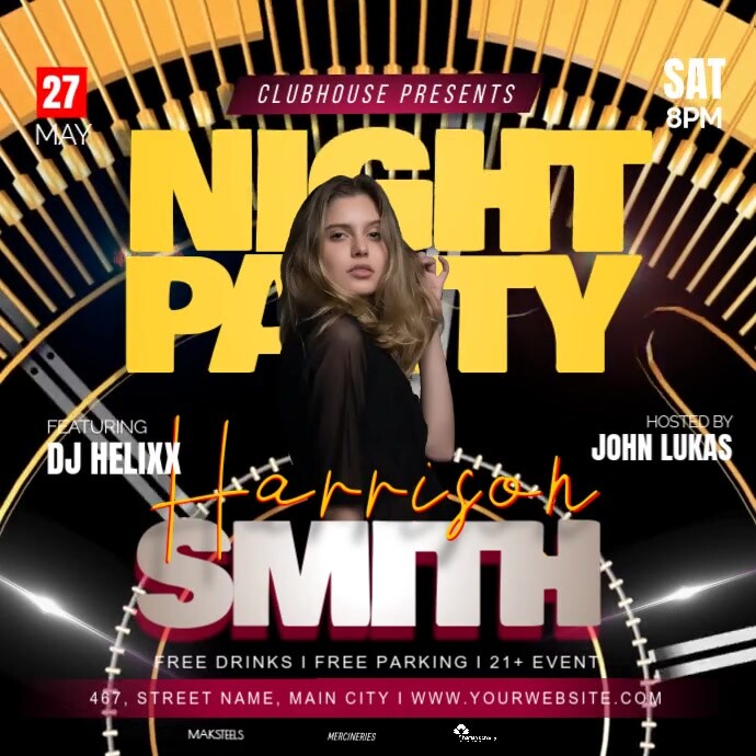 Party night Flyer Template | PosterMyWall