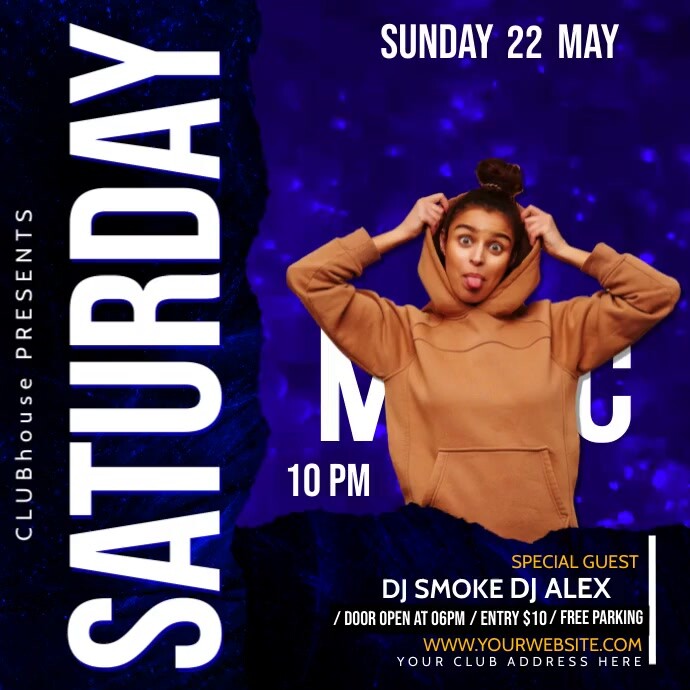 Party Night Flyers Template | PosterMyWall