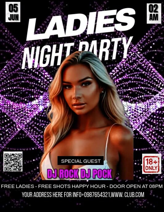 Party Night Flyers Template | PosterMyWall