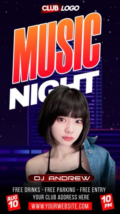 Party Night Flyers Template | PosterMyWall