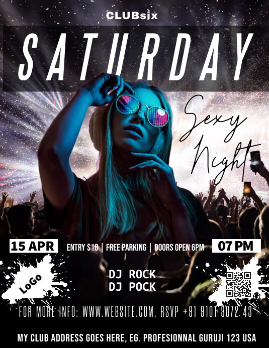 Party Night Flyers Template | PosterMyWall
