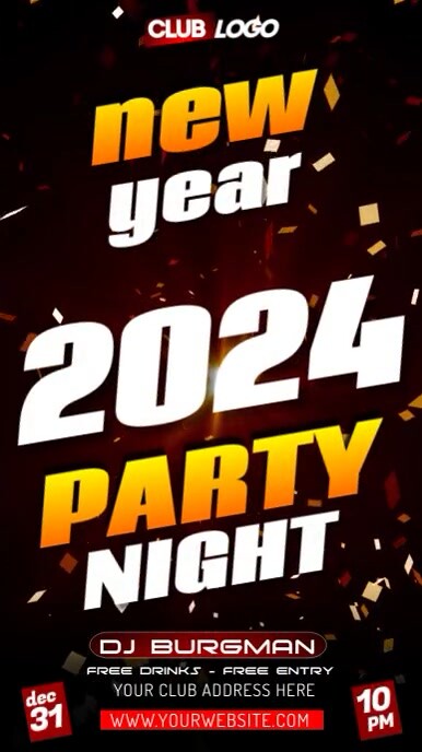 Party Night Flyers Template | PosterMyWall