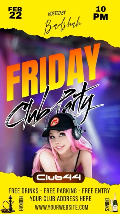 Plantilla de Party Night Flyers | PosterMyWall