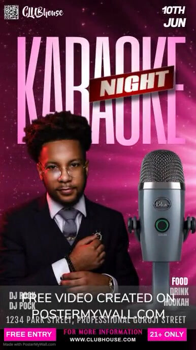 Party Night Flyers Template | PosterMyWall