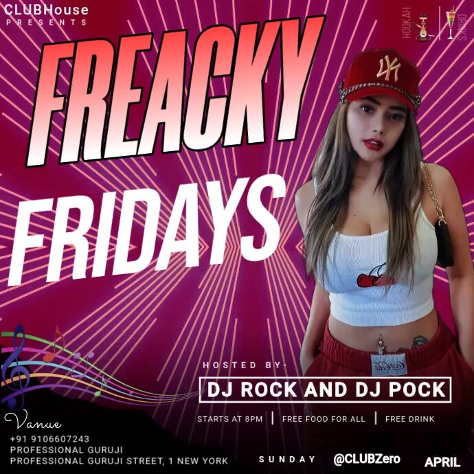 Party Night Flyers Template | PosterMyWall