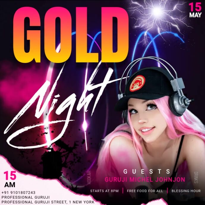 Party Night Flyers Template | PosterMyWall