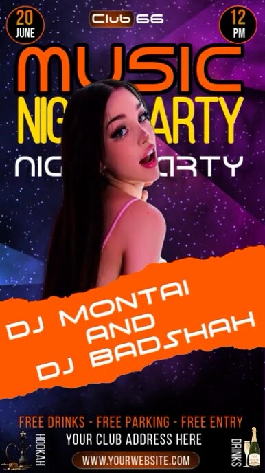 Copy of Party Night Flyers | PosterMyWall