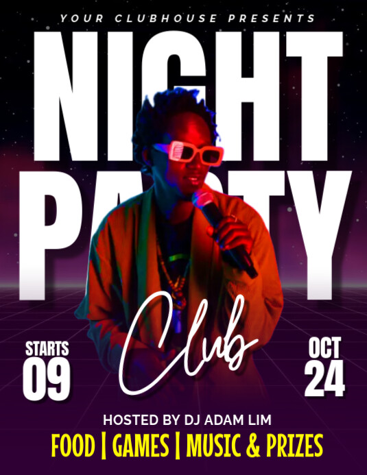 PARTY NIGHT FLYERS Templat | PosterMyWall