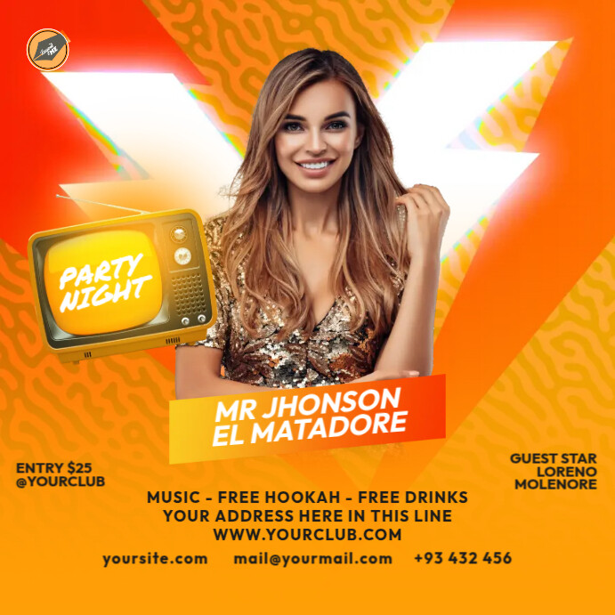 Party Night Flyers Template | PosterMyWall