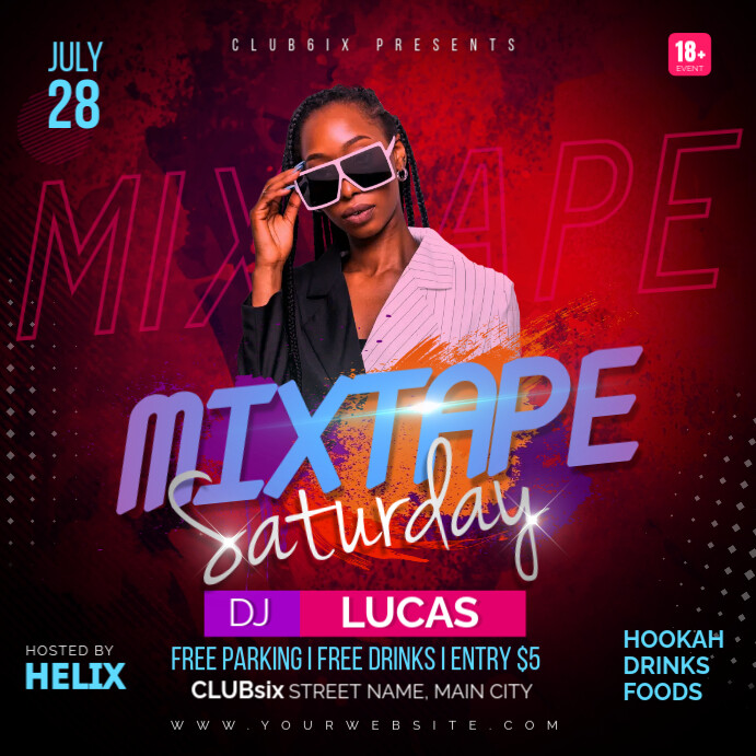 party night instagram post template | PosterMyWall