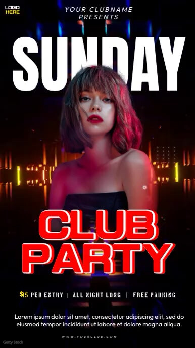 Party Night Music Video Template | PosterMyWall