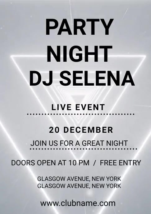 Party night poster ad Template | PosterMyWall