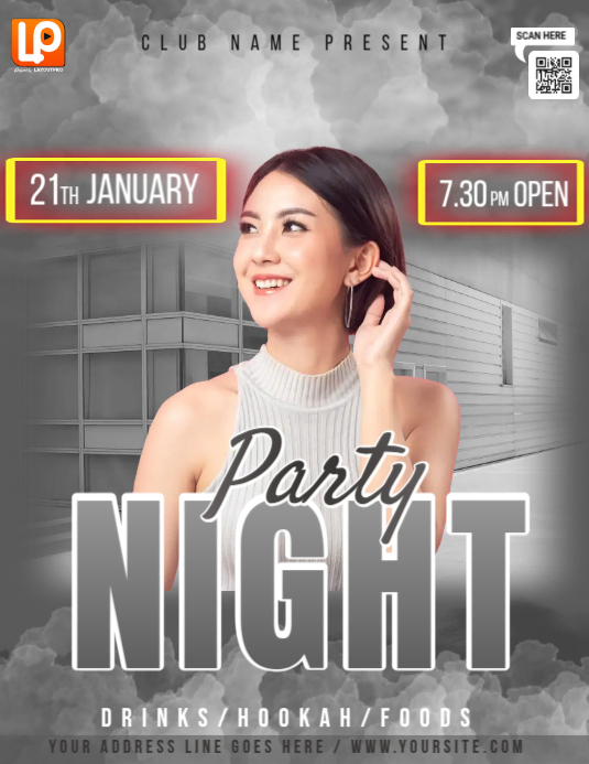 Party Night Poster Template | PosterMyWall