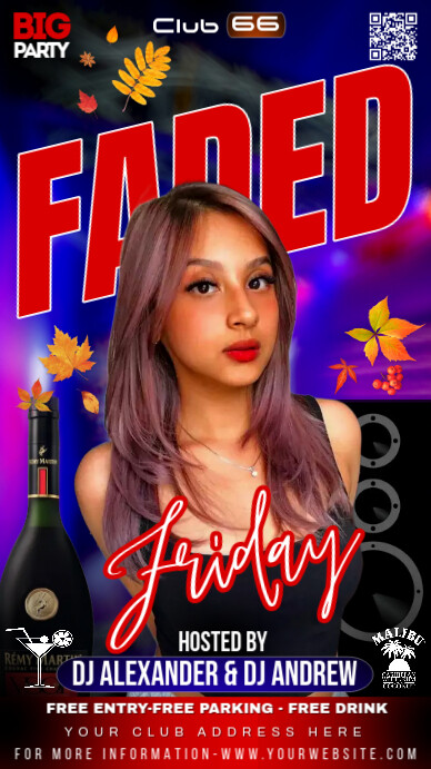 party night poster Template | PosterMyWall