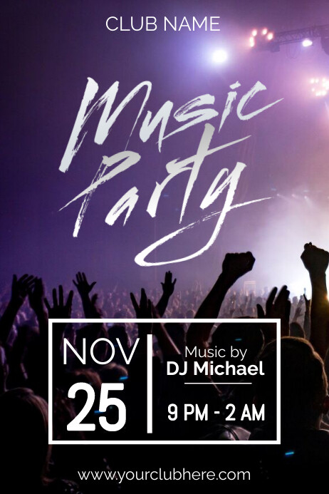 party night poster Template | PosterMyWall