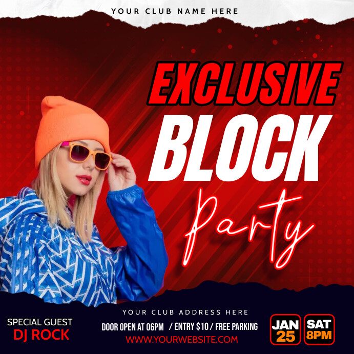 party night poster Template | PosterMyWall