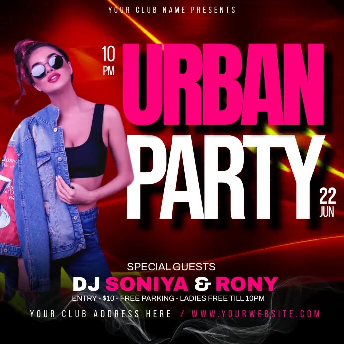 party night poster Template | PosterMyWall