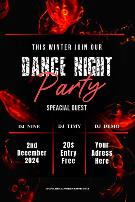 Party Night Poster Template | PosterMyWall
