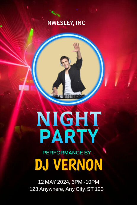 Party Night Template | PosterMyWall