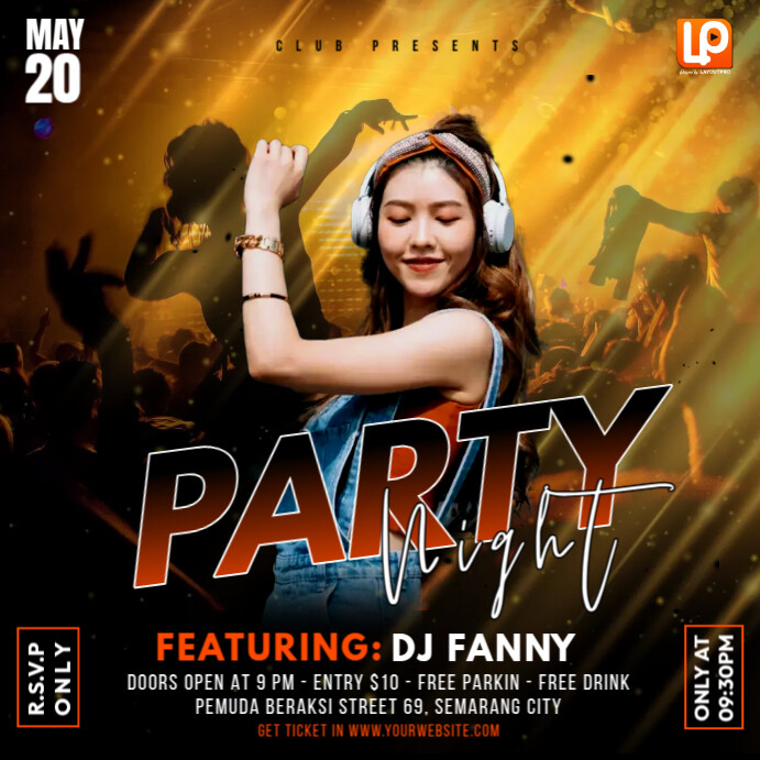 Party Night Template | PosterMyWall