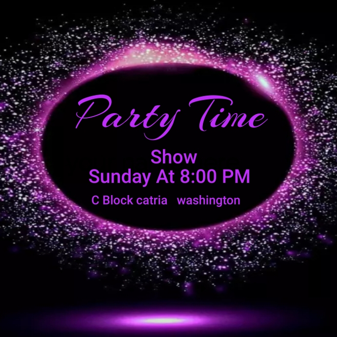 Party Post Template | PosterMyWall