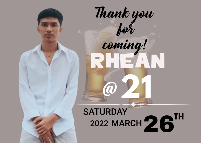 PARTY POSTCARD TEMPLATE | PosterMyWall