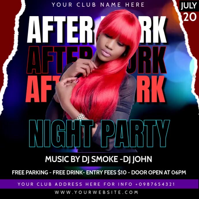 Party poste Template | PosterMyWall