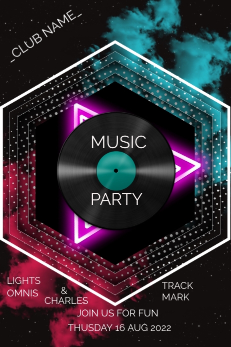 PARTY POSTER Template | PosterMyWall