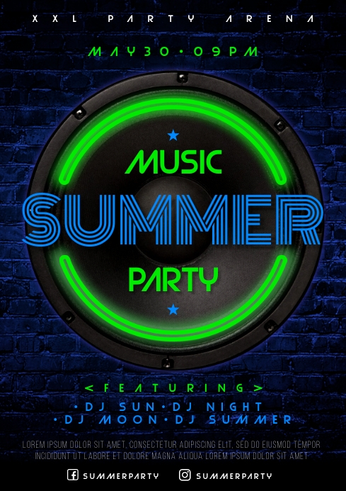 PARTY POSTER Template | PosterMyWall