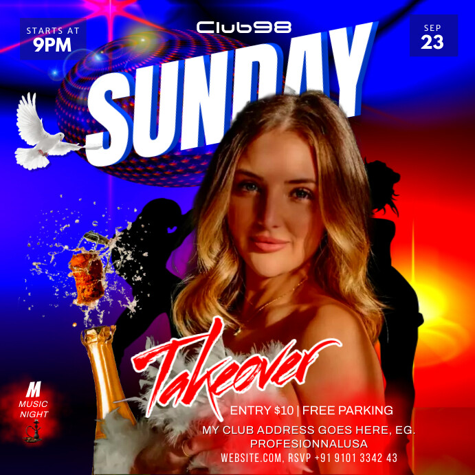 party poster Template | PosterMyWall