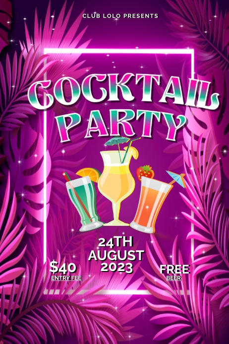 Party poster Template | PosterMyWall