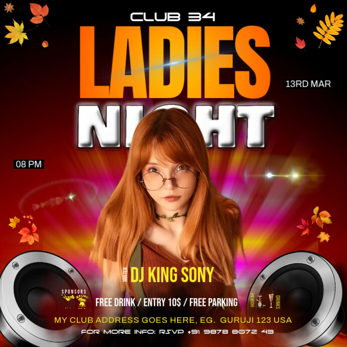 party poster Template | PosterMyWall