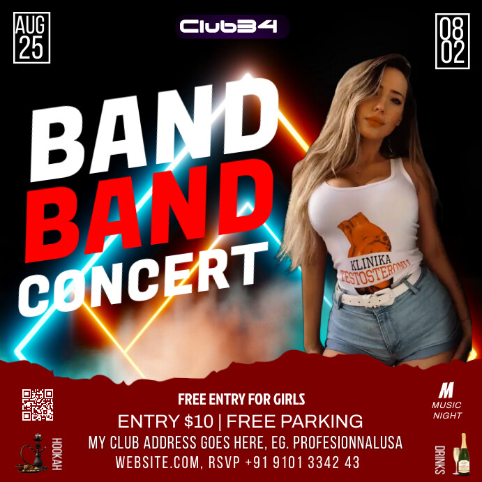 party poster Template | PosterMyWall