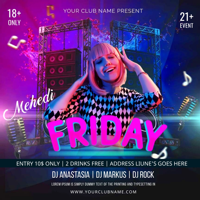 Copy of party poster | PosterMyWall